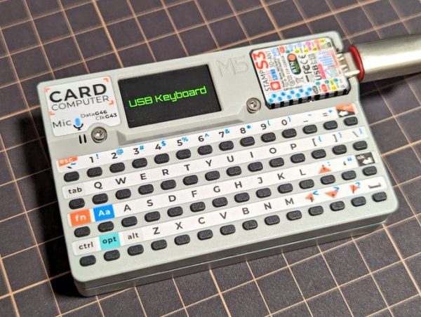 M5 Cardputer を USB キーボードに – しかるのち